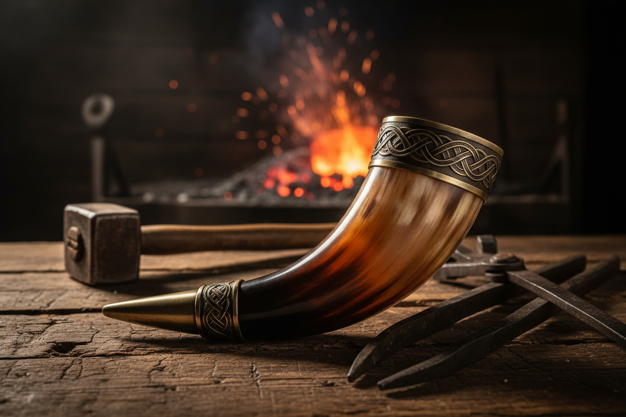 Authentic Viking Horn – Craftsmanship by Battling Blades
