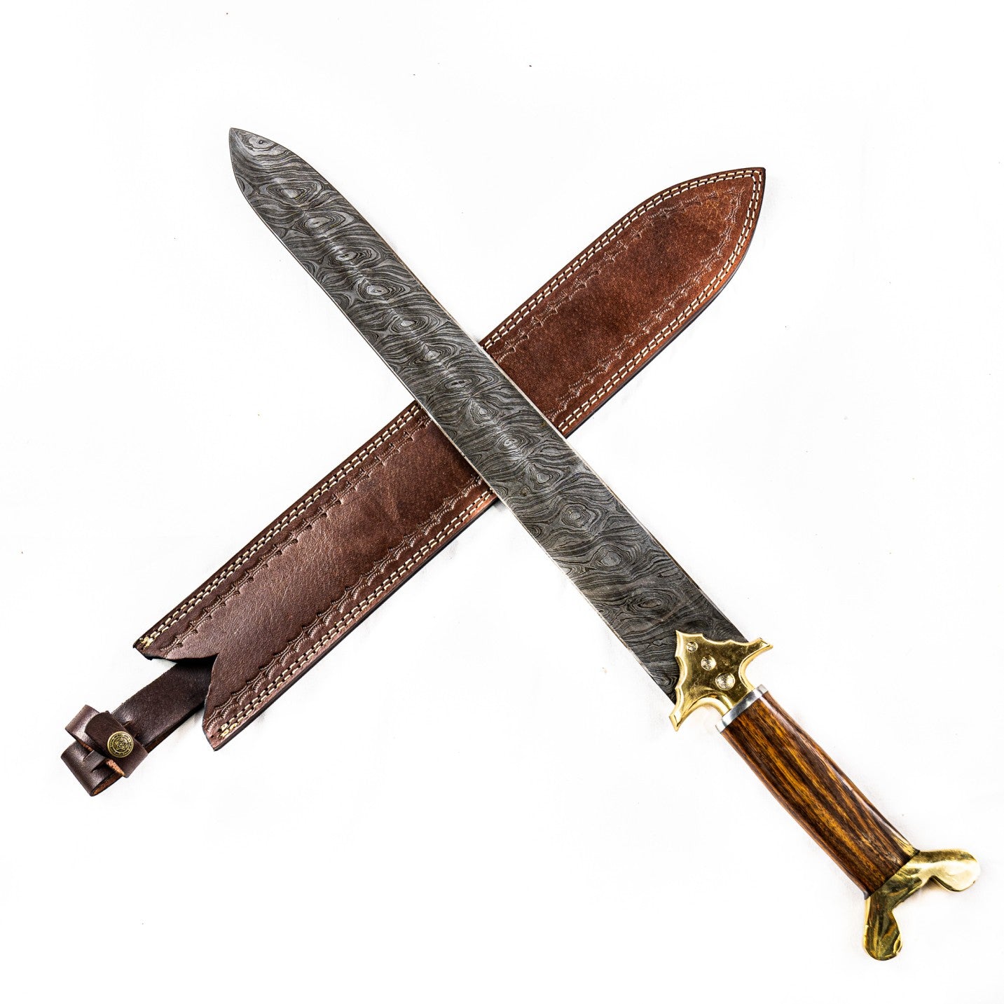 Scythian Sword | High Carbon Damascus Steel | Battling Blades