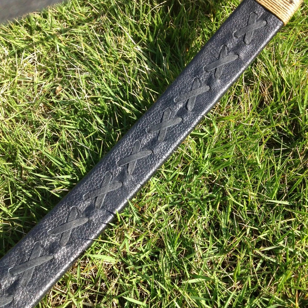 Black Leather Traditional Recurve Bow – Battling Blades