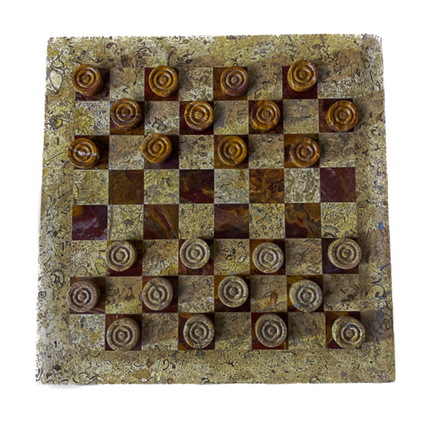 Marble Checkers Set | Checkers | Draughts – Battling Blades