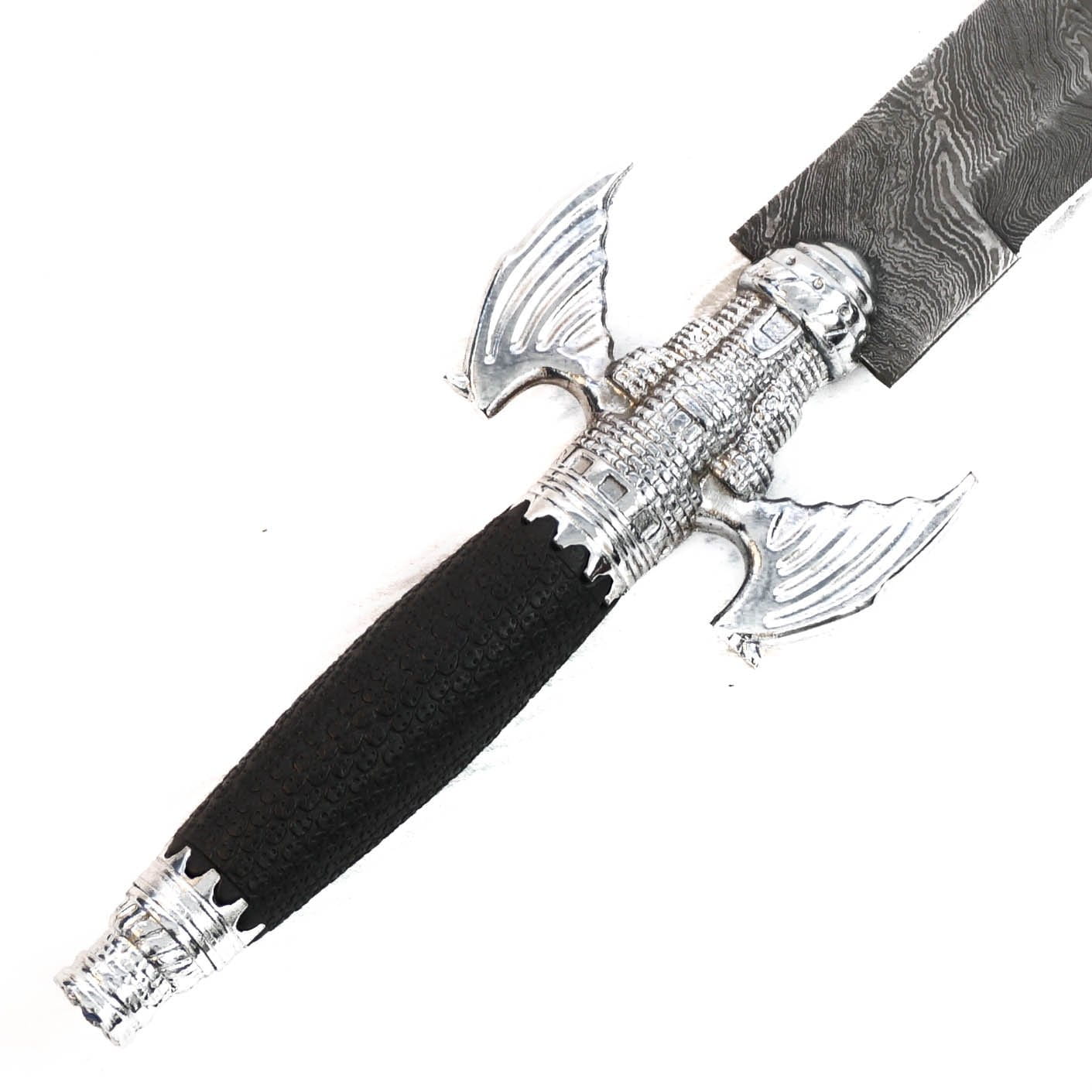 Dragon Scimitar Sword - Handcrafted Folded High Carbon Damascus Wootz ...