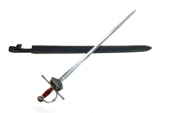 Rapier Sword - Fencing Foil- Handcrafted 1095 Steel High Carbon - 38 ...