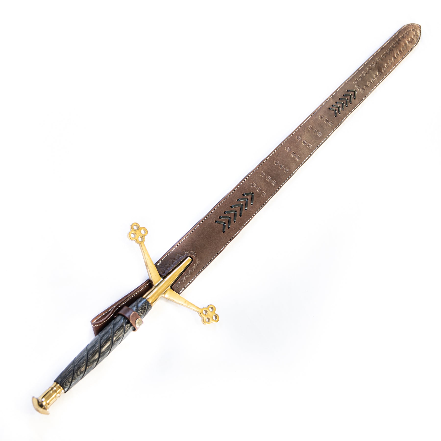 Zweihänder Sword- Two Handed Longsword - High Carbon Damascus- 49 ...