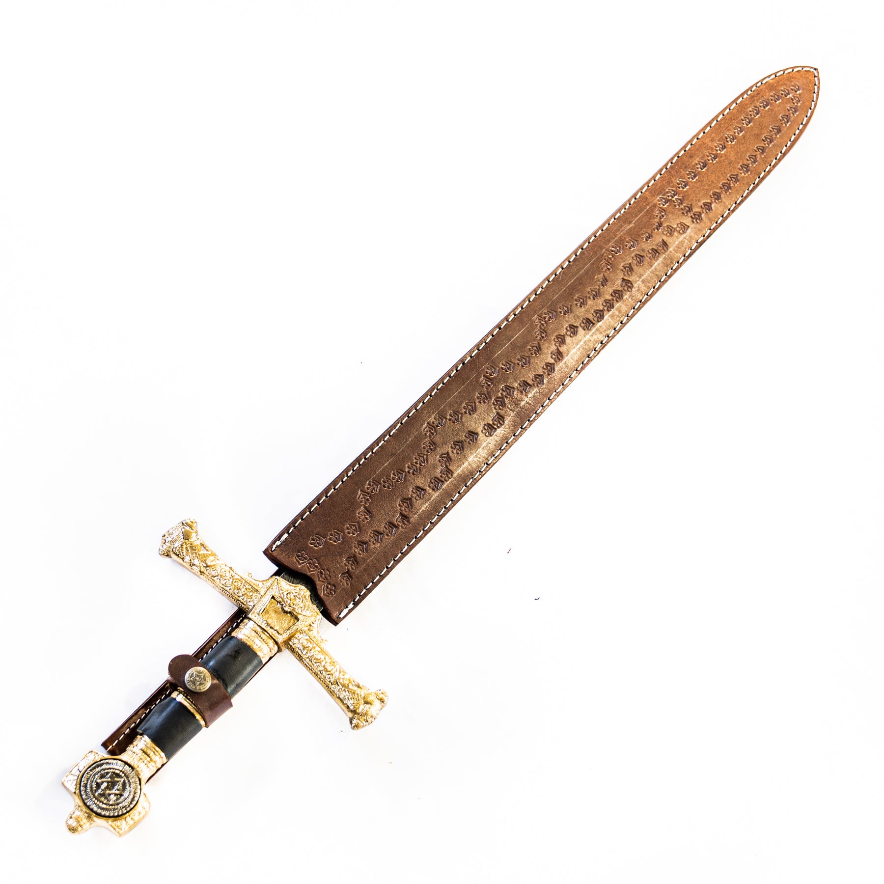 King David Sword- High Carbon Damascus Steel- 27" – Battling Blades