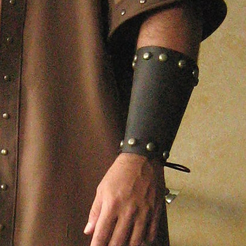 Wide Cuff Bracer - Armor Wristband – Battling Blades