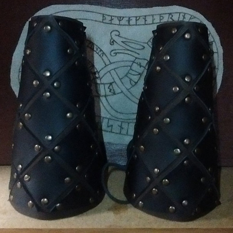 Wide Cuff Bracer - Armor Wristband – Battling Blades