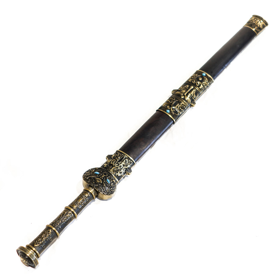 Dragon Han Jian Sword- 39"-Handcrafted Folded High Carbon 1095 Steel ...