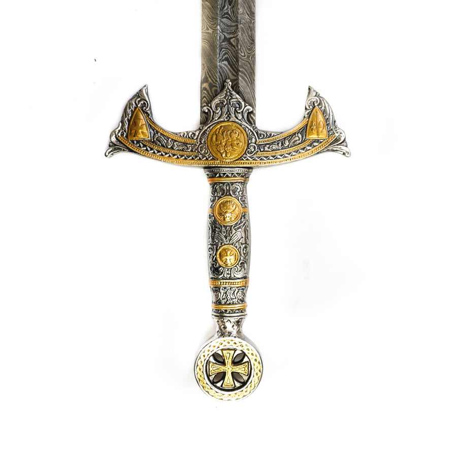 King's Sword | Longsword | Damascus Steel | Battling Blades