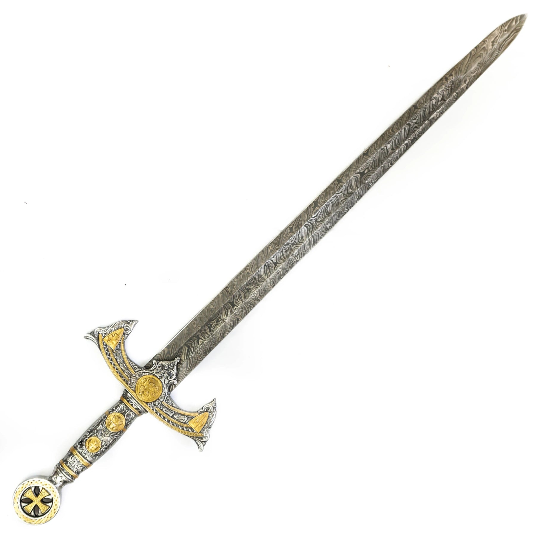 \King's Sword | Longsword | Damascus Steel | Battling Blades