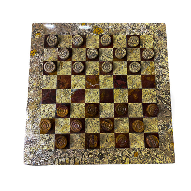 Marble Checkers Set | Checkers For Sale | Draughts – Battling Blades